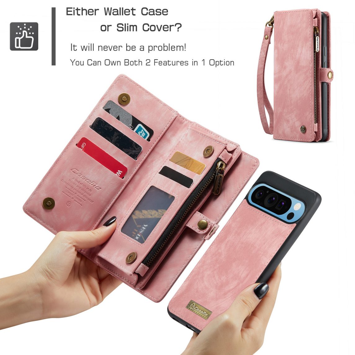 Pixel 9 Pro XL phone case with cash compartment – CaseMe-Case.com Blog